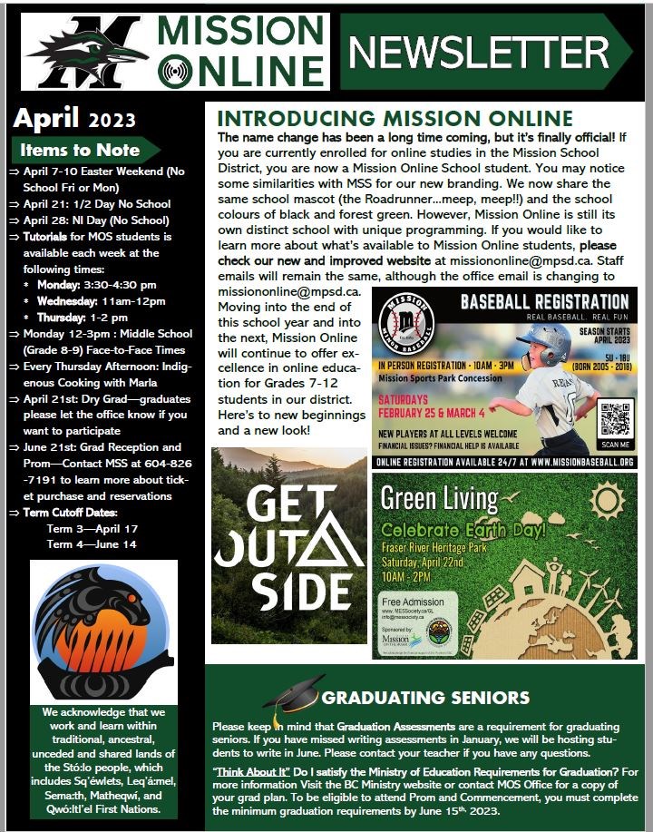 News Item - Mission Online School